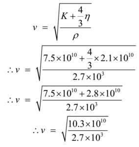 Speed of Longitudinal waves: Theory and numerical problems
